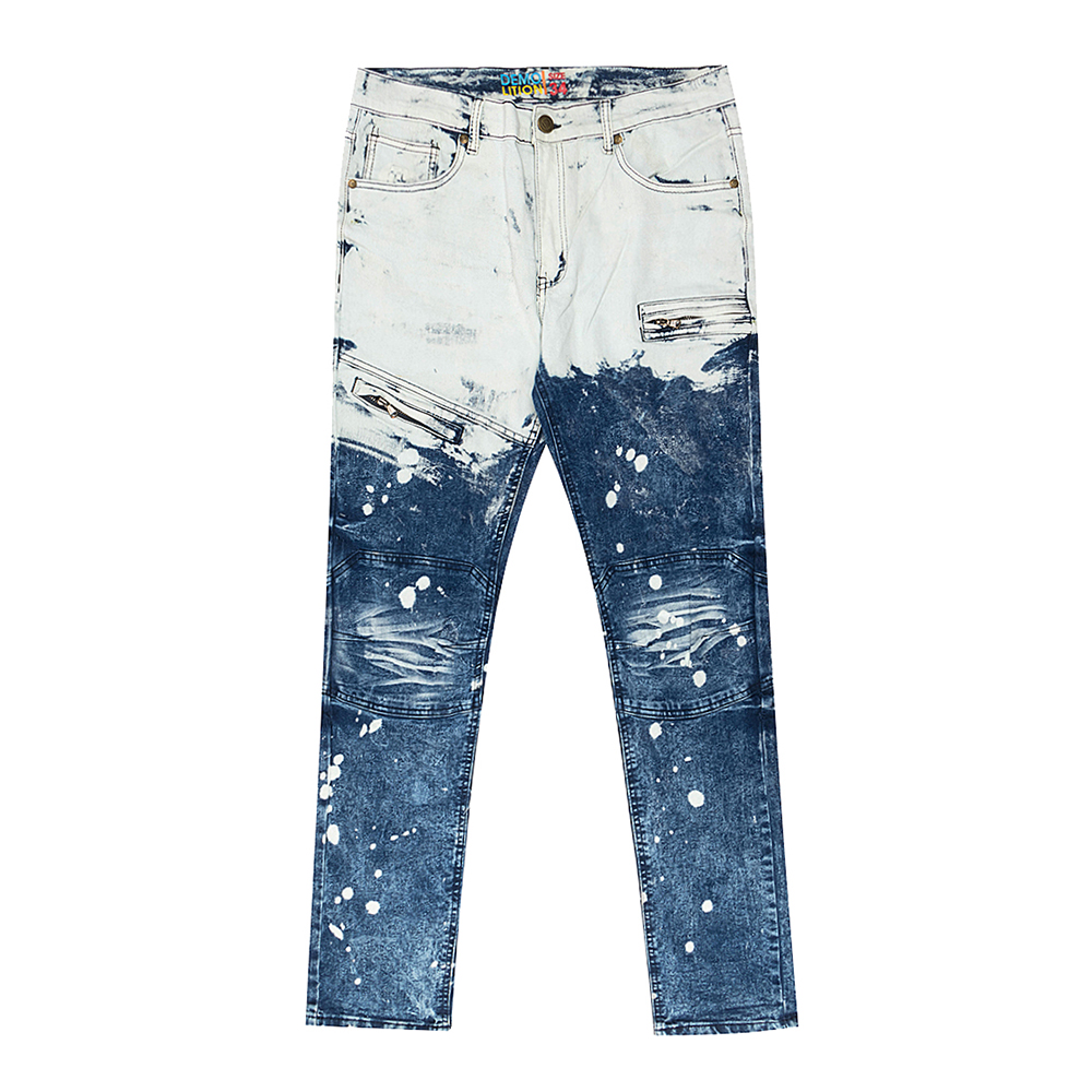 Bleach Blue Paint jeans - 我的网站