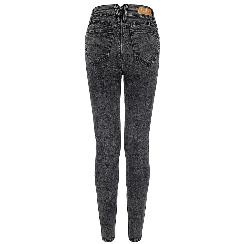 Black snow wash skinny jeans - 我的网站